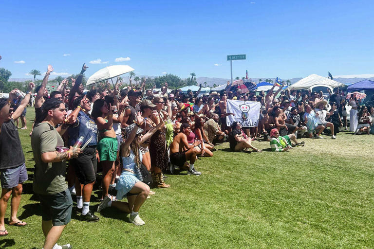 For hundreds of Coachella attendees, the festival starts with ...