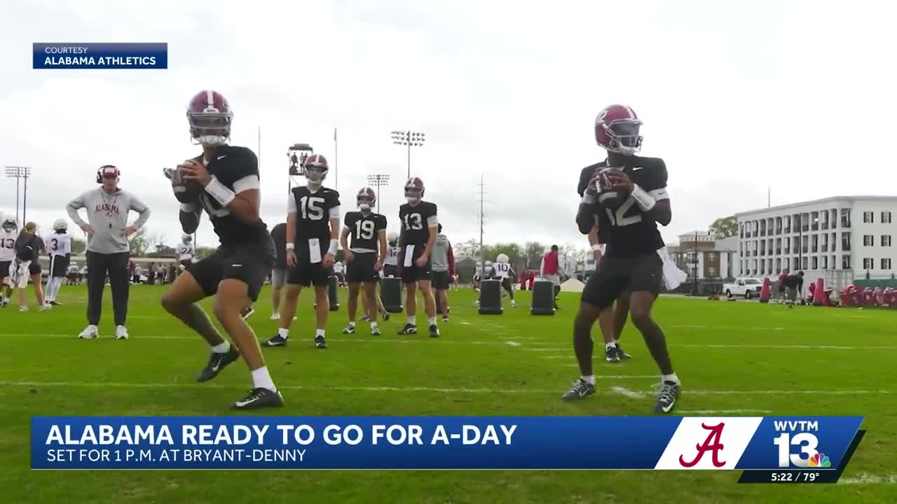 Alabama's spring game offers a glimpse of the Tide's next starting QB ...