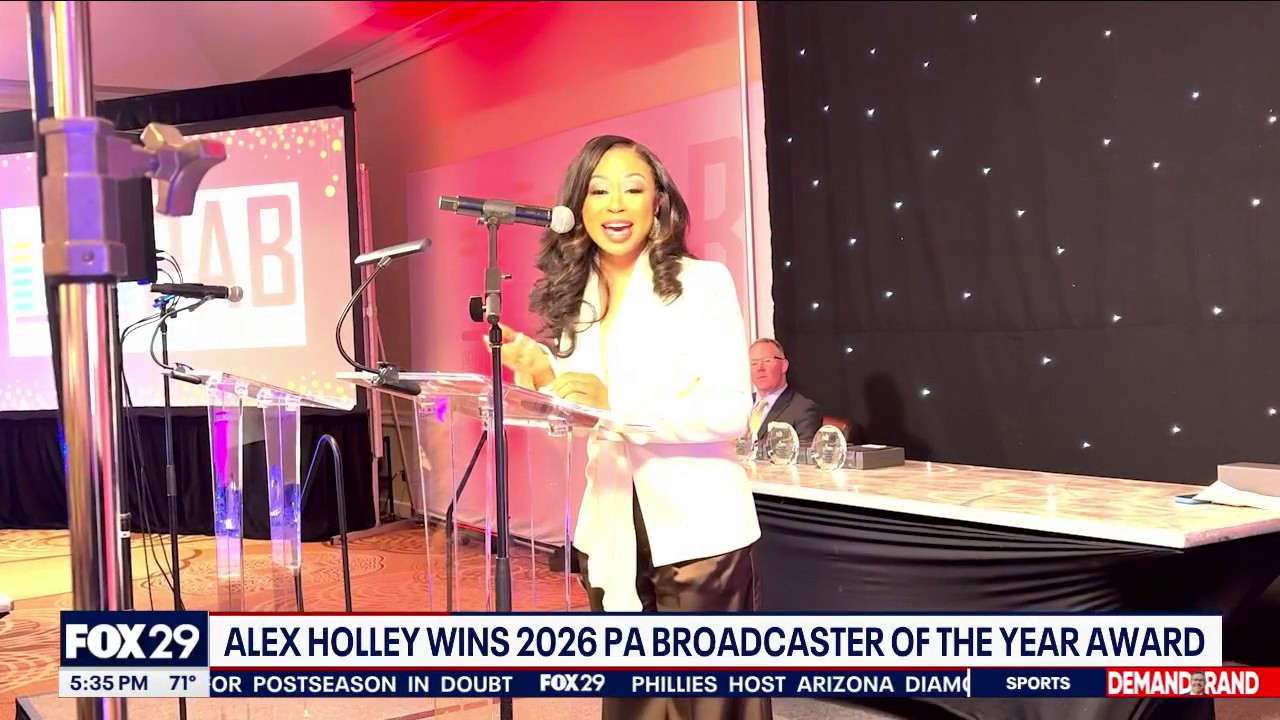 Alex Holley wins 2026 PA Broadcaster of the Year Award