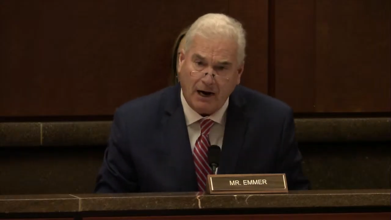 'Reclaiming my time!': GOP Rep. Tom Emmer bullies AG Keith Ellison ...