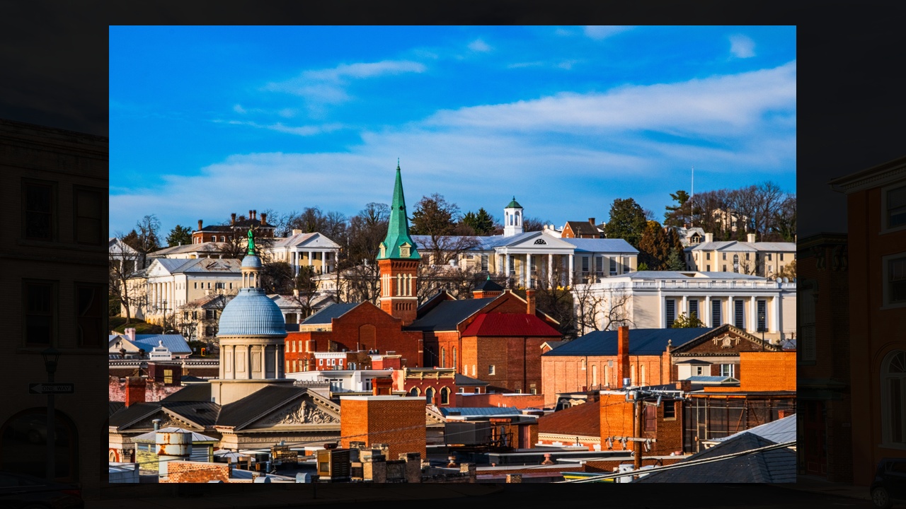 This small Virginia city between two mountain ranges survived the Civil ...
