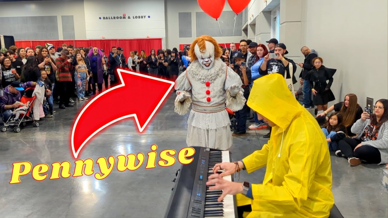 Clown dances to Dr. Dre's beat