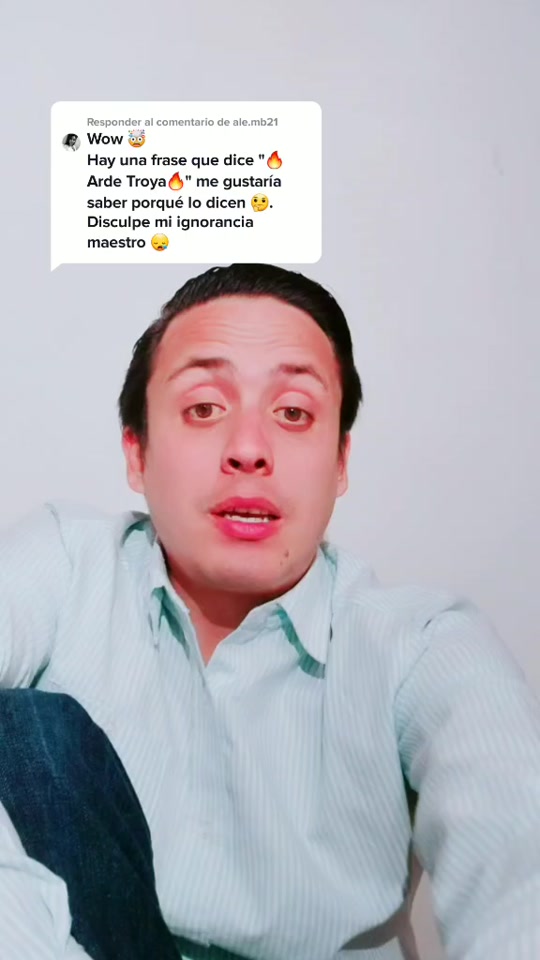 Responder a @ale.mb21 | ¡Arde Troya! #historia #español