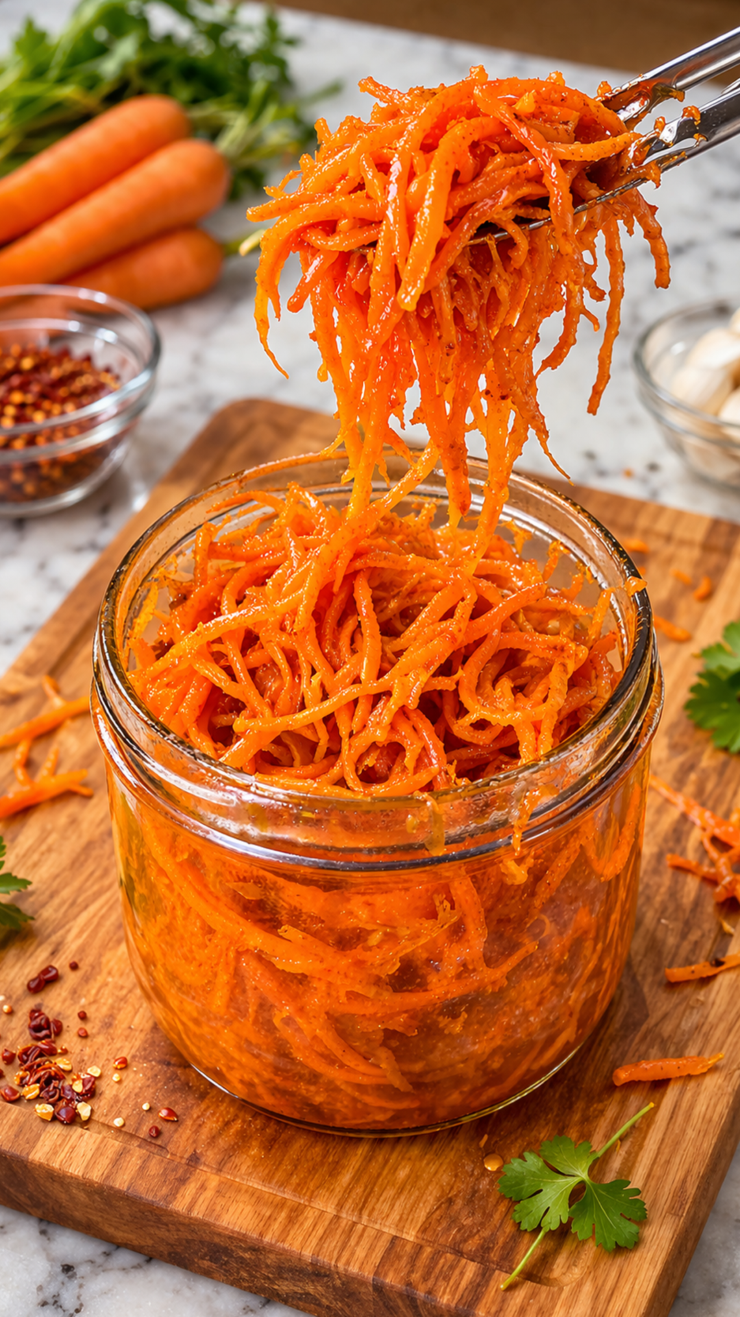 Spicy carrot salad for the perfect side dish