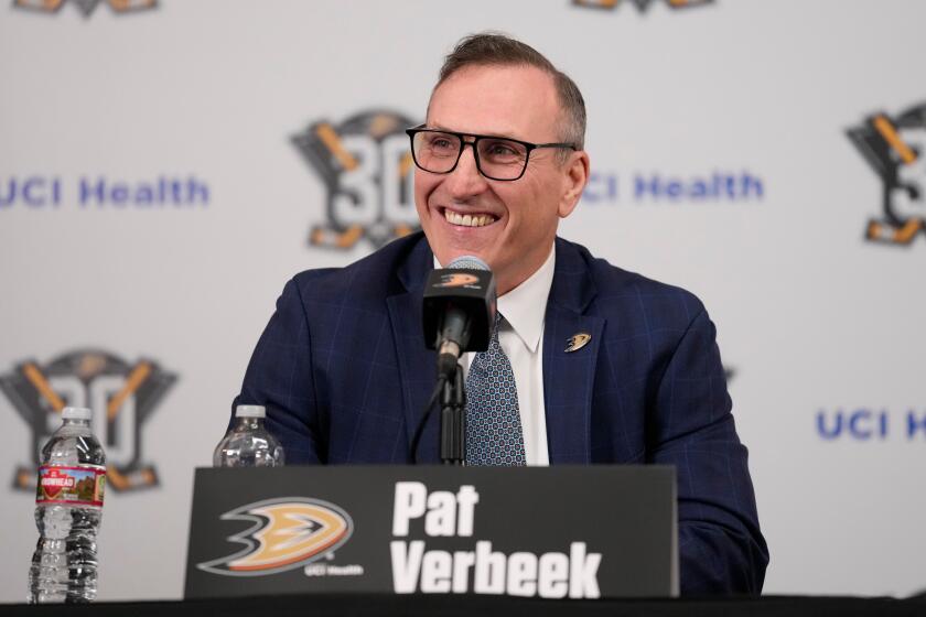 Ducks general manager Pat Verbeek agrees to multiyear contract extension