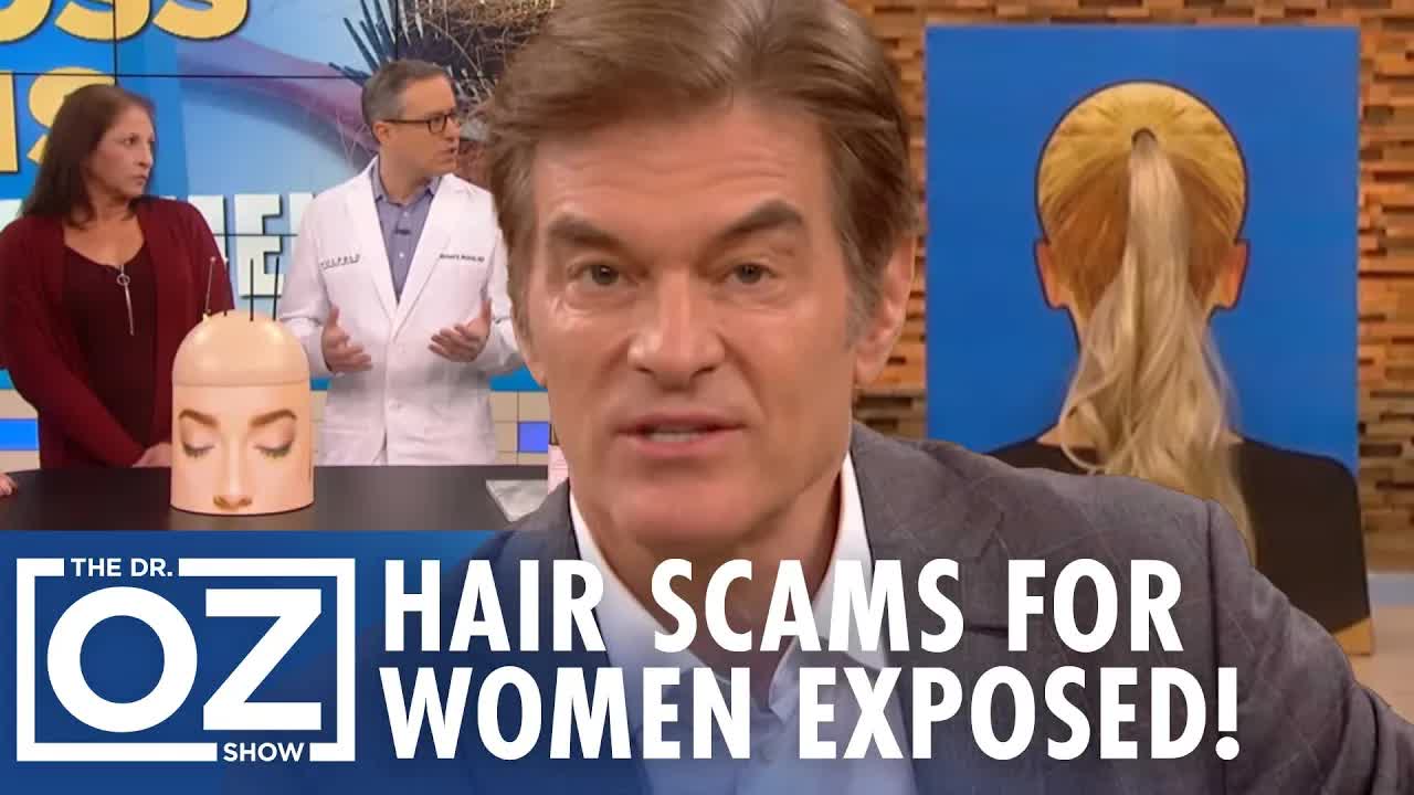 Dr. Oz and Kathie Lee Gifford reveal hair loss scams for women | Oz ...
