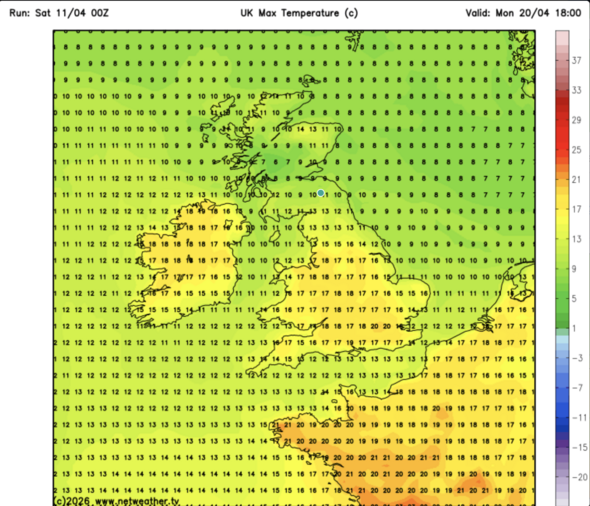 UK hot weather maps show exact date heat to return days after 26C scorcher