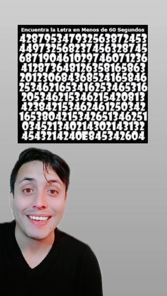 Encuentra la letra en menos de 60 segundos. #latinos #español #letras