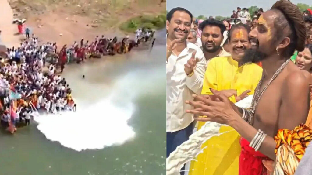 Narmada River | నదిలోకి 11 వేల లీటర్ల పాలు.. ఆందోళన వ్యక్తంచేస్తున్న ...