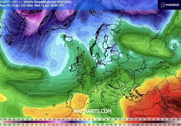 UK hot weather maps show exact date heat to return days after 26C scorcher