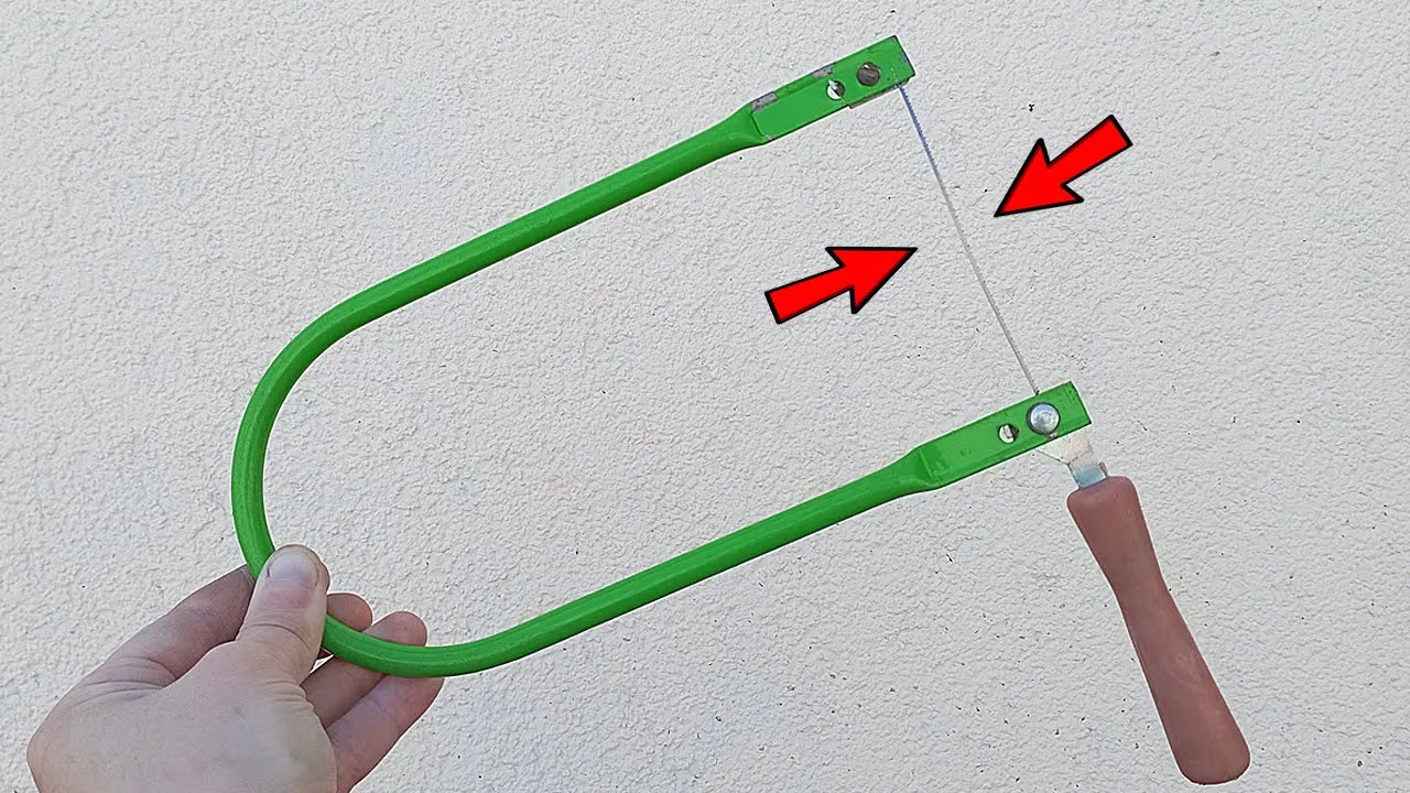 Une invention géniale à partir d'une vieille scie à chantourner!