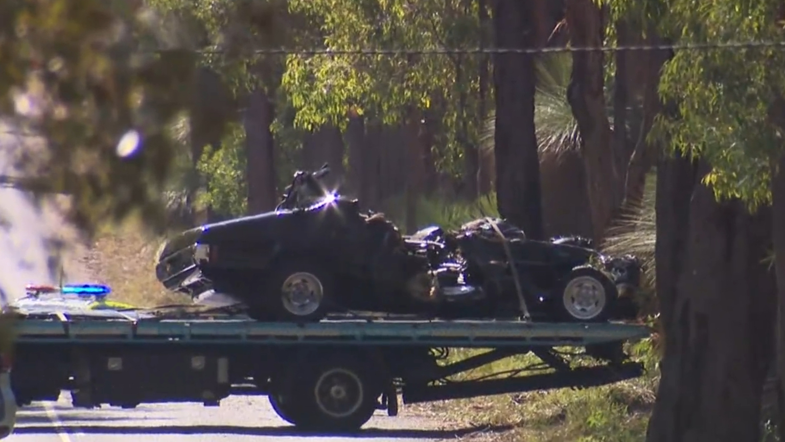 Three dead in horror Perth crash that left car mangled