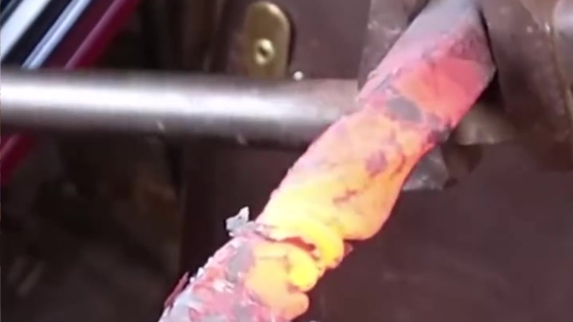 Black Bear Forge: Forging square tubing