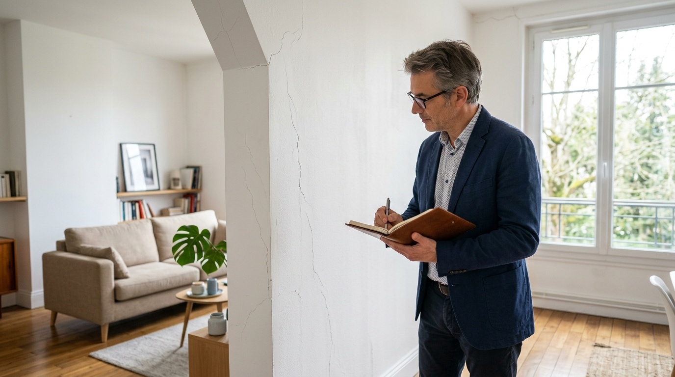 Fissures au mur ou au plafond : ce geste approuvé par les architectes ...