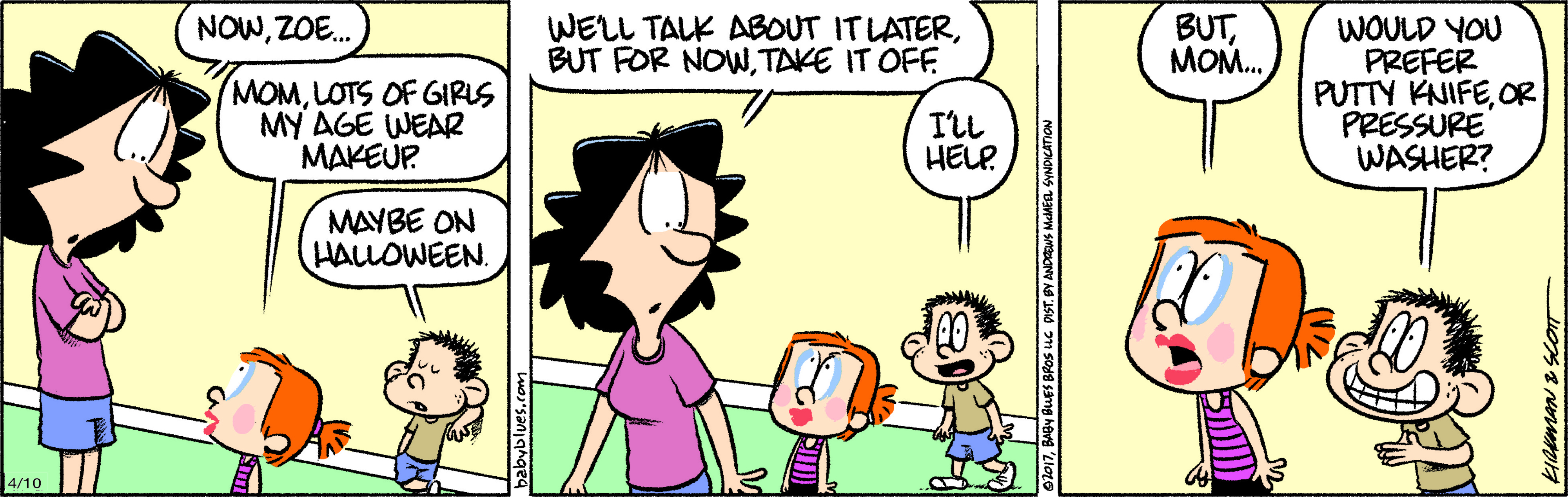Baby Blues by Rick Kirkman and Jerry Scott