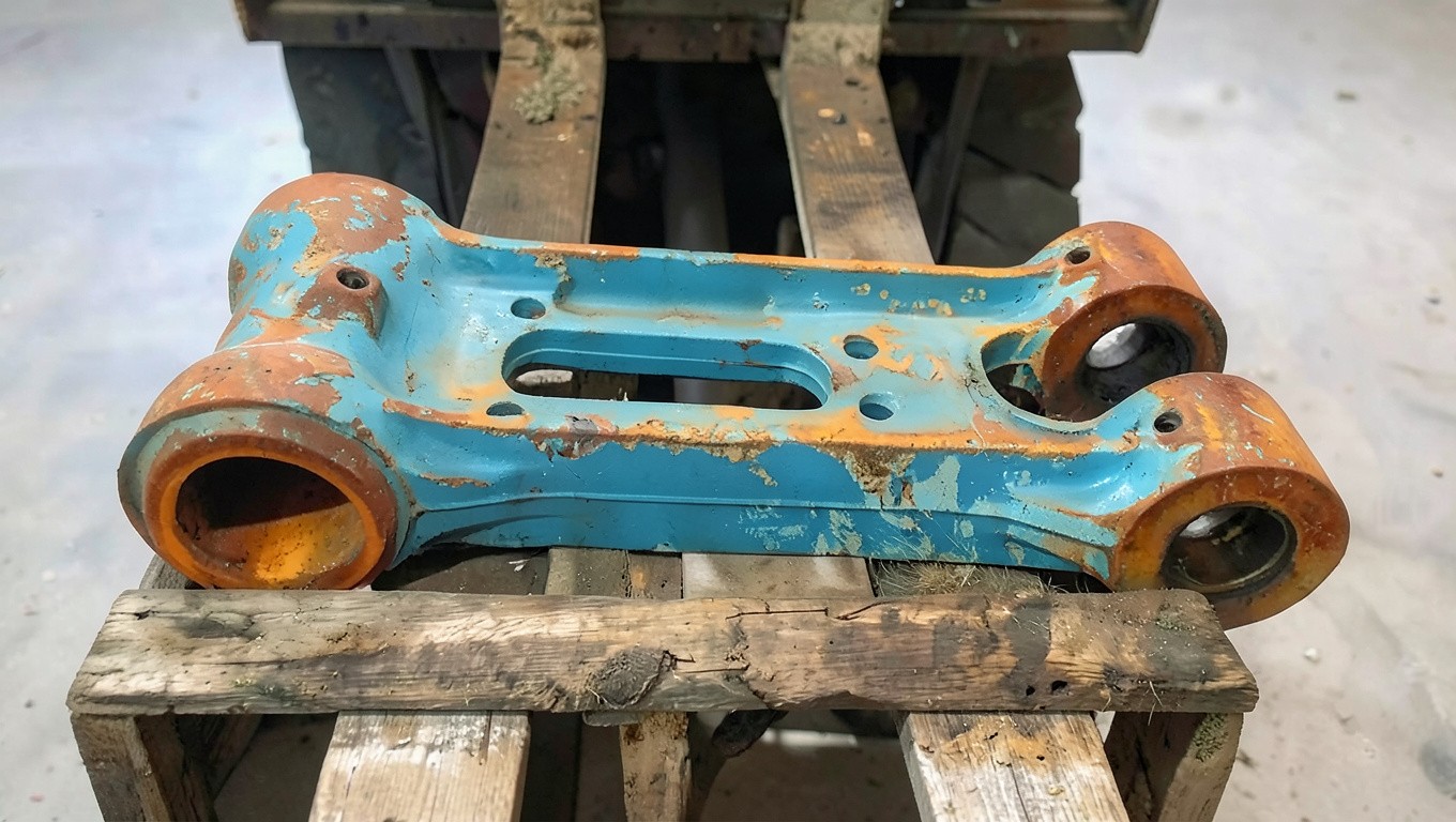 Making a new excavator H link from scratch
