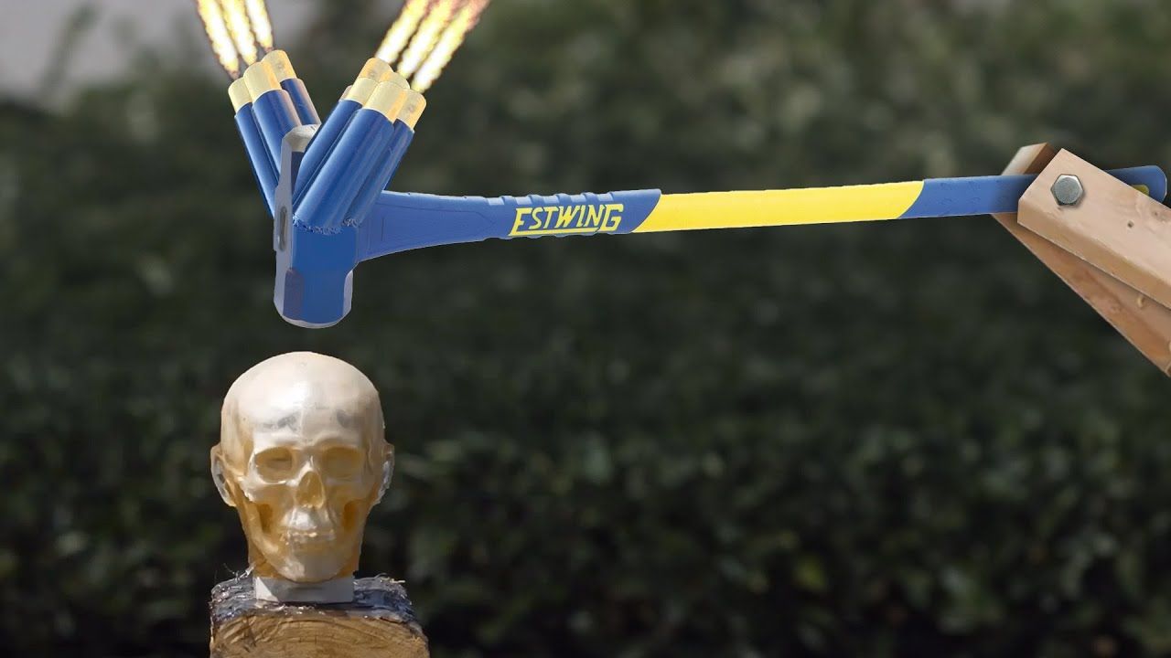 I made the world's most powerful sledgehammer!