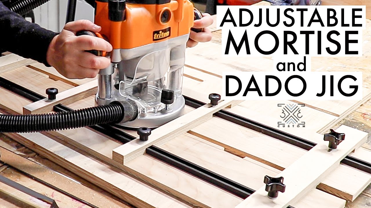 Adjustable dado jig for perfect cuts