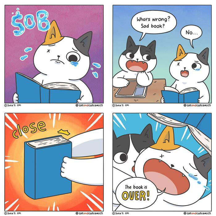 24 funny and wholesome comics about the secret life of cats