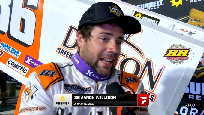 Aaron Willison emotional after Race for the Million win at Five Flags