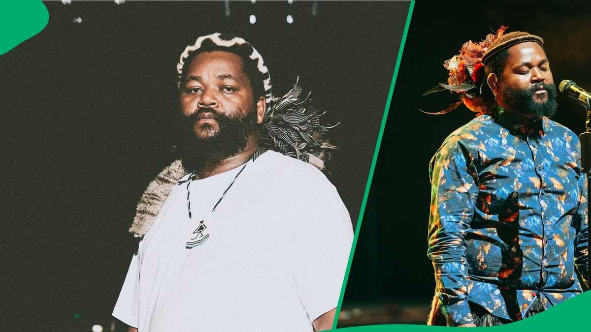 Sjava's shoe closet gets roasted online: "Just like his beard"