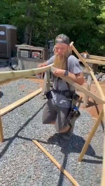 How roof framing works