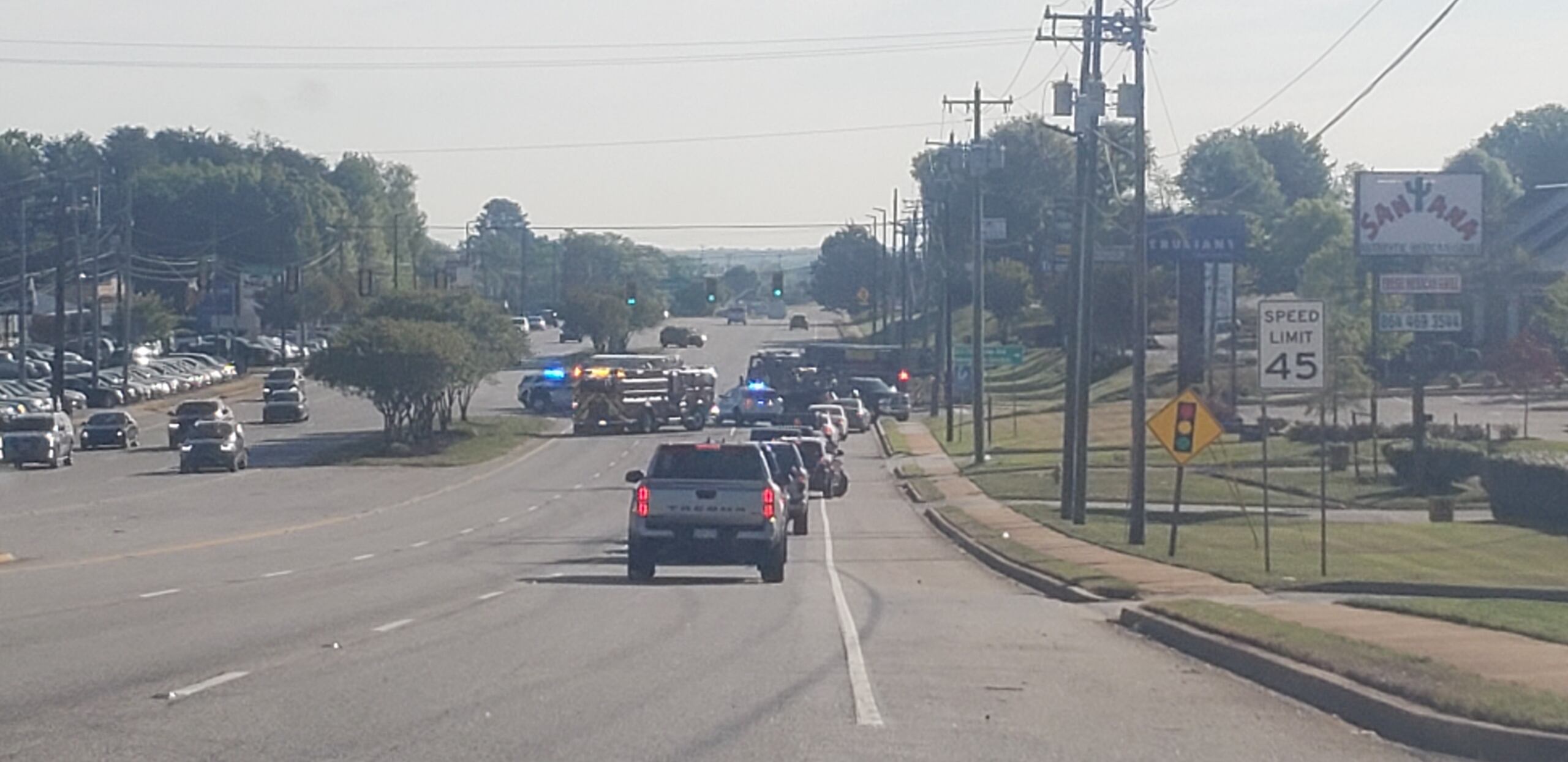 1 hospitalized following crash in Greer, fire department says