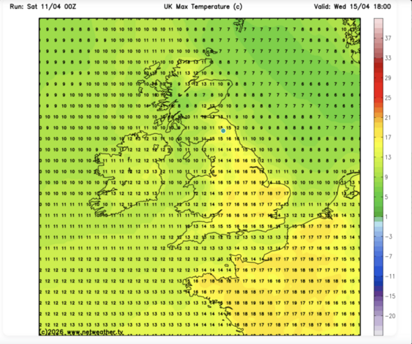 UK hot weather maps show exact date heat to return days after 26C scorcher