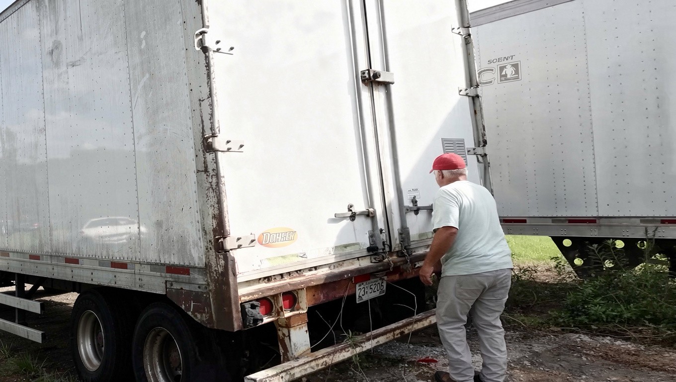 Hidden for 10 years and found inside a semi trailer