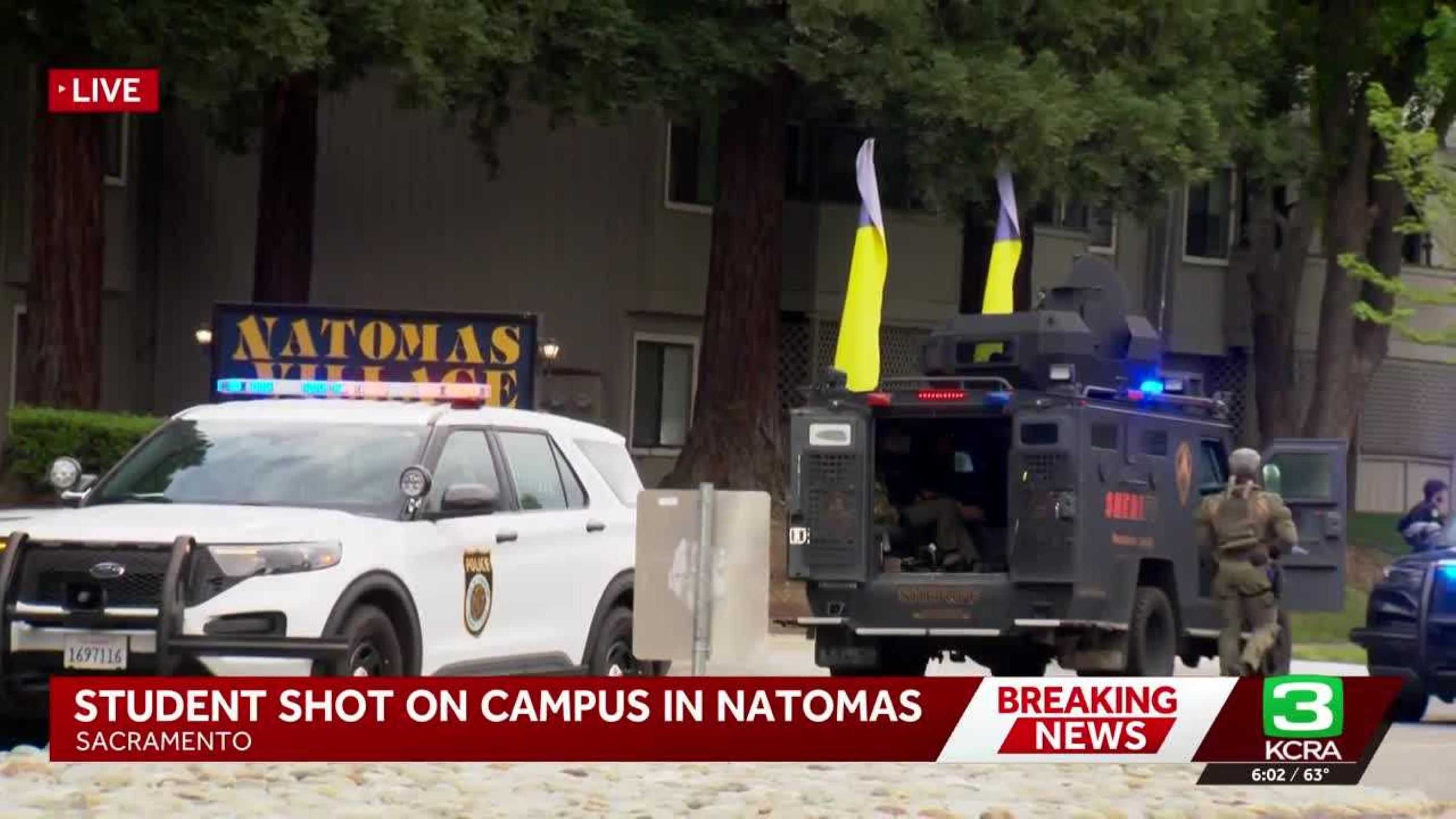 Student dies after being shot at Natomas High School; Sacramento police ...