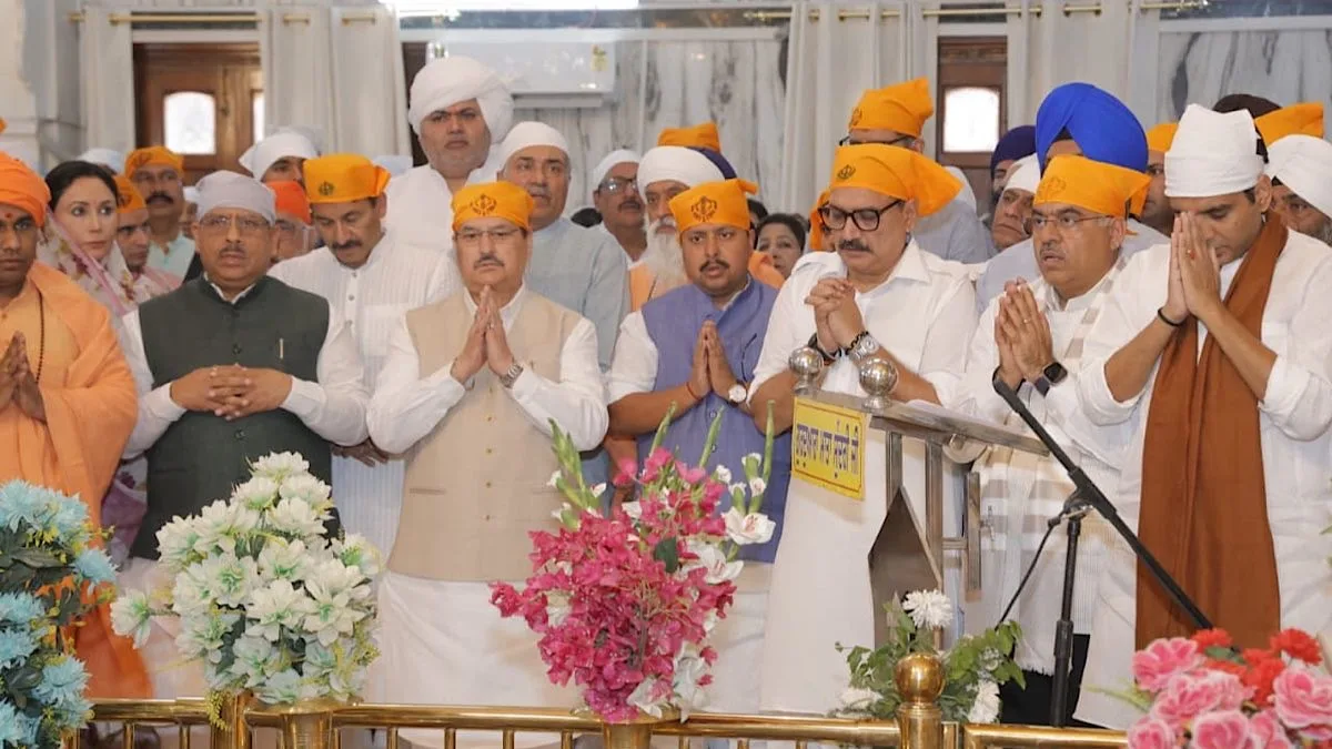 BJP national president, leaders and workers pay tribute to late Shyam ...