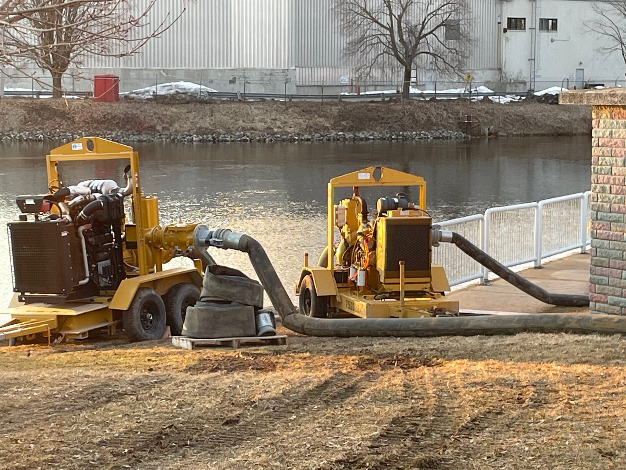 Cheboygan dam water level dips, but rain threat looms over emergency site