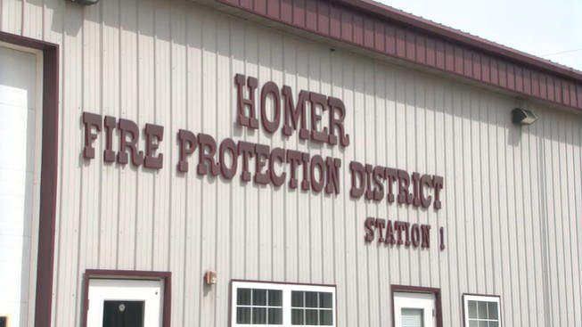 Three departments respond to tractor fire near Homer