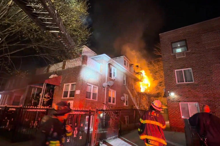 Massive NYC apartment building fire possibly sparked by unwell woman ...