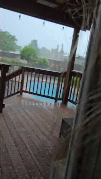 Hailstorm hits South Yuba City