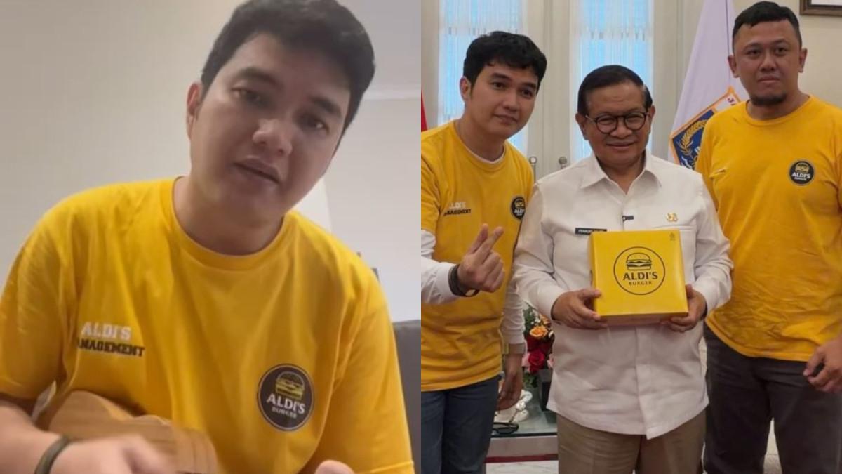 Bisnis burgernya viral, respons Aldi Taher dipuji jago marketing ...