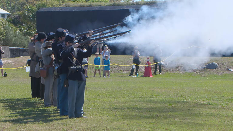 Fort Sumter and Fort Moultrie to commemorate first shot of the Civil War