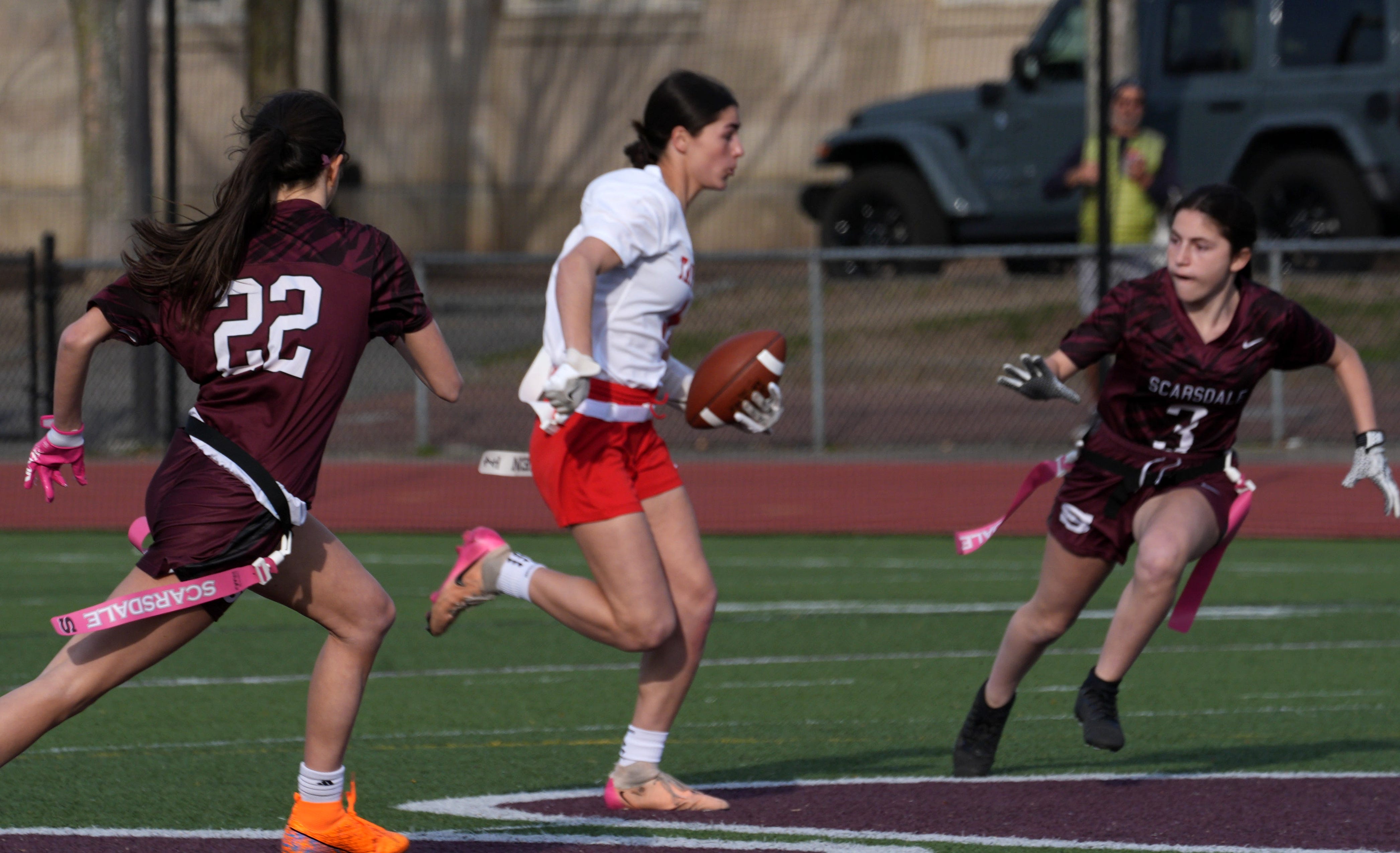 Section 1 flag football semifinals and finals schedule, scoreboard