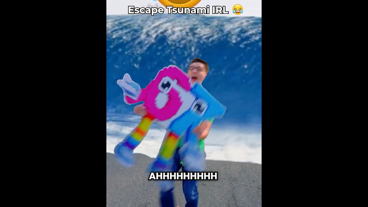 Escape tsunami IRL 😂