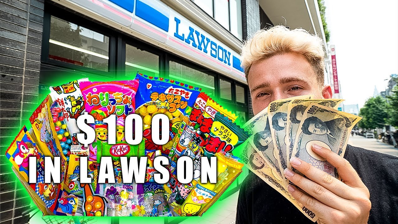 Spending $100 in Japanese convenience store - Lawson
