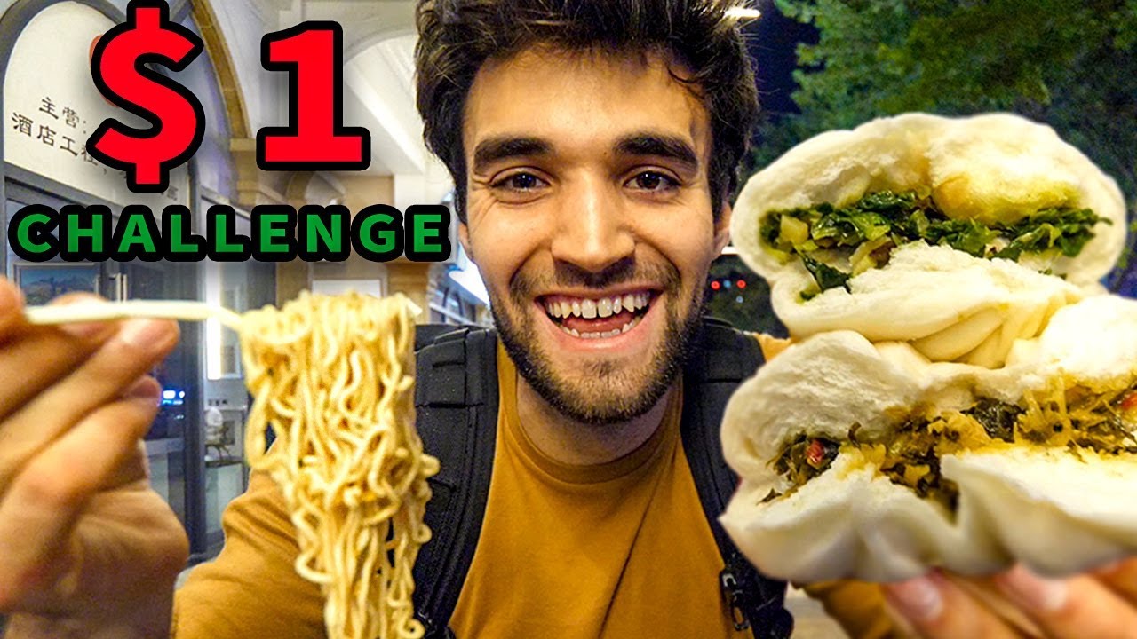 I only ate $1 Chinese street food for 24 hours