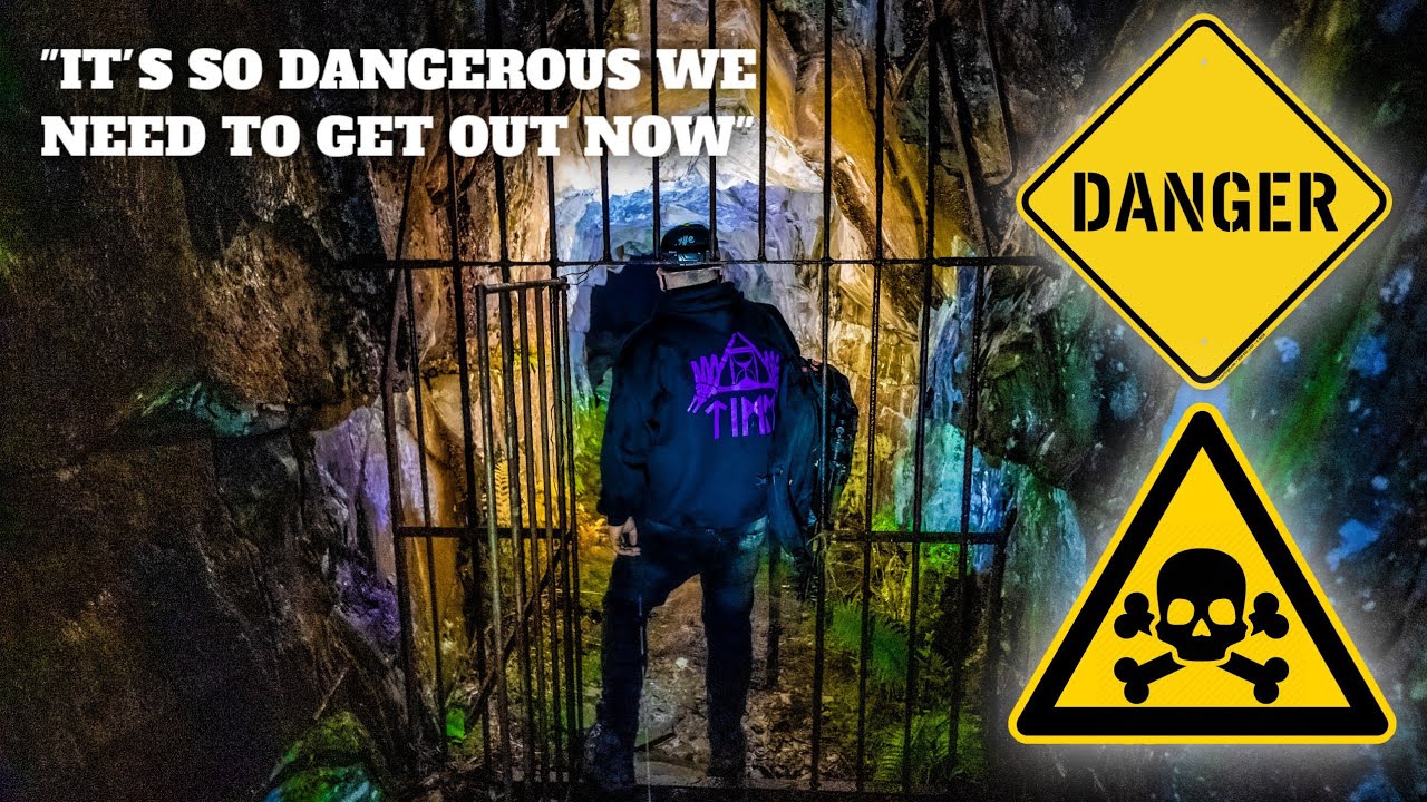 I will never go back to this abandoned mine it's too dangerous!