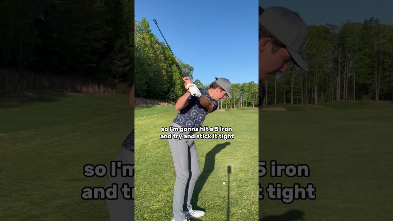 Can we birdie a 590 yard par 5? (Filmed before pause swing) #golf #shorts