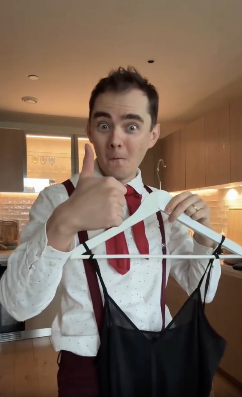 A handy hanger hack for summer dresses
