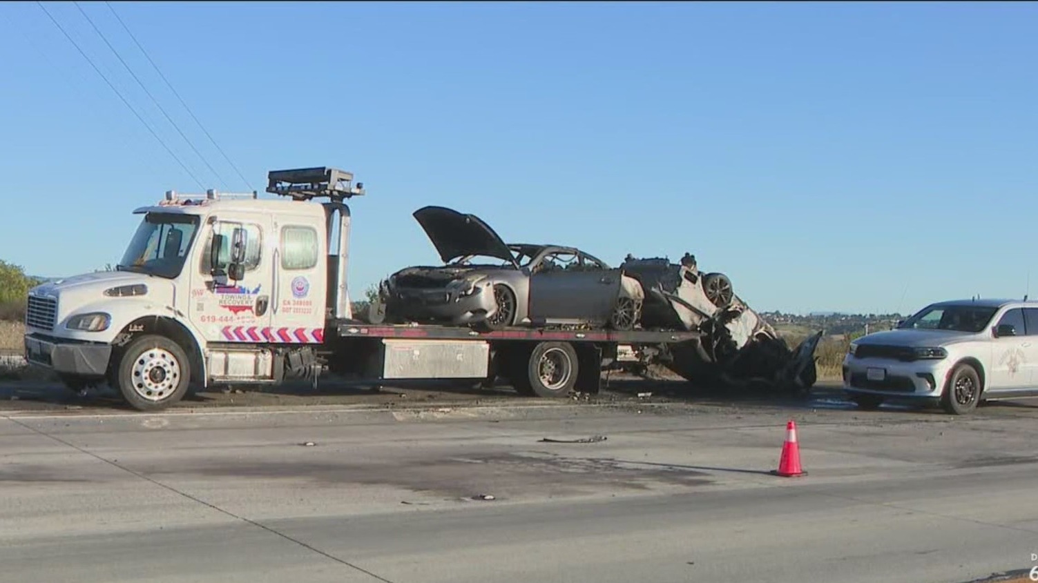 Fiery crash on SR-54 leaves one dead