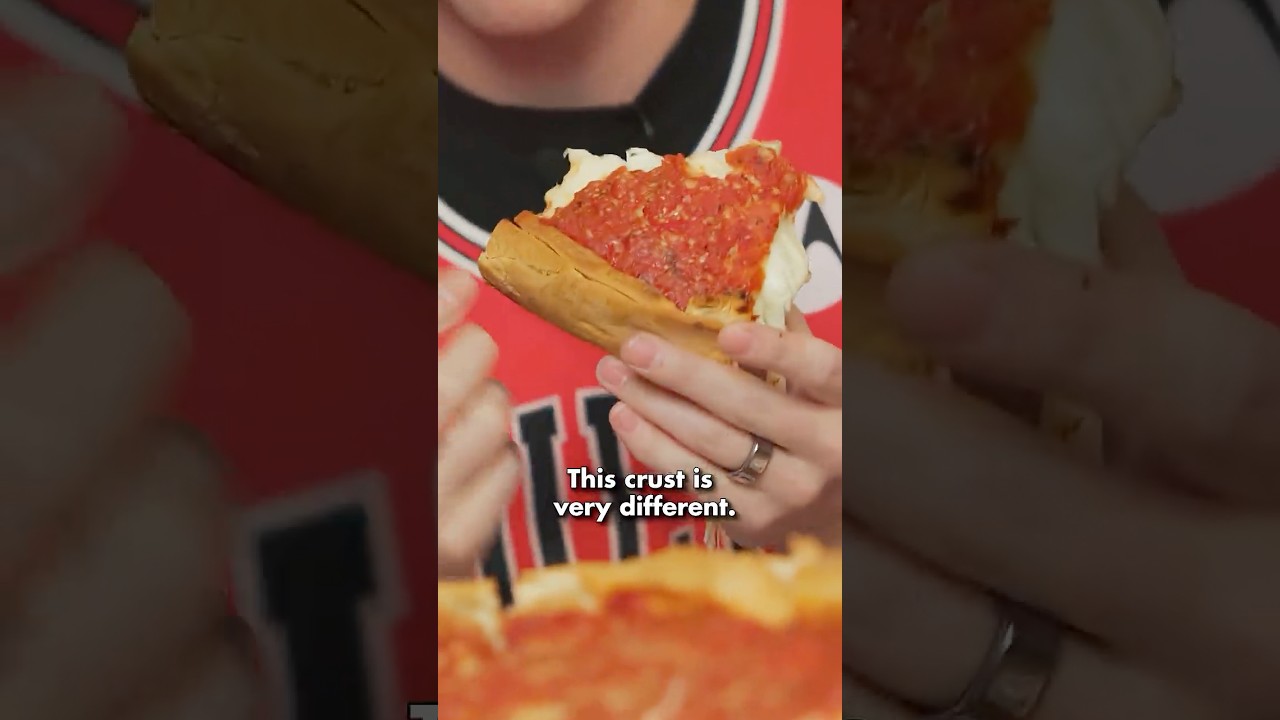 We tried real Chicago pizza with Matas Buzelis and Tre Jones! #ad