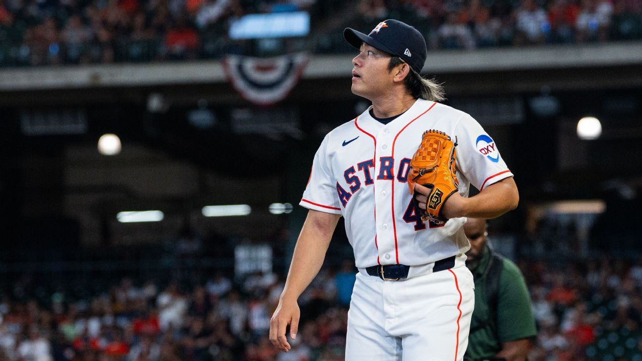 Astros' struggling Tatsuya Imai to return to rotation next week