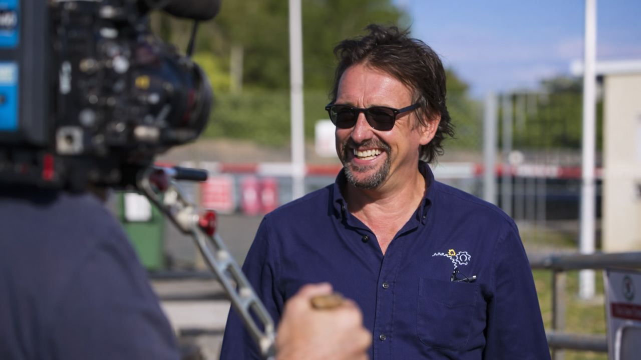 Filming inside Richard Hammond’s workshop