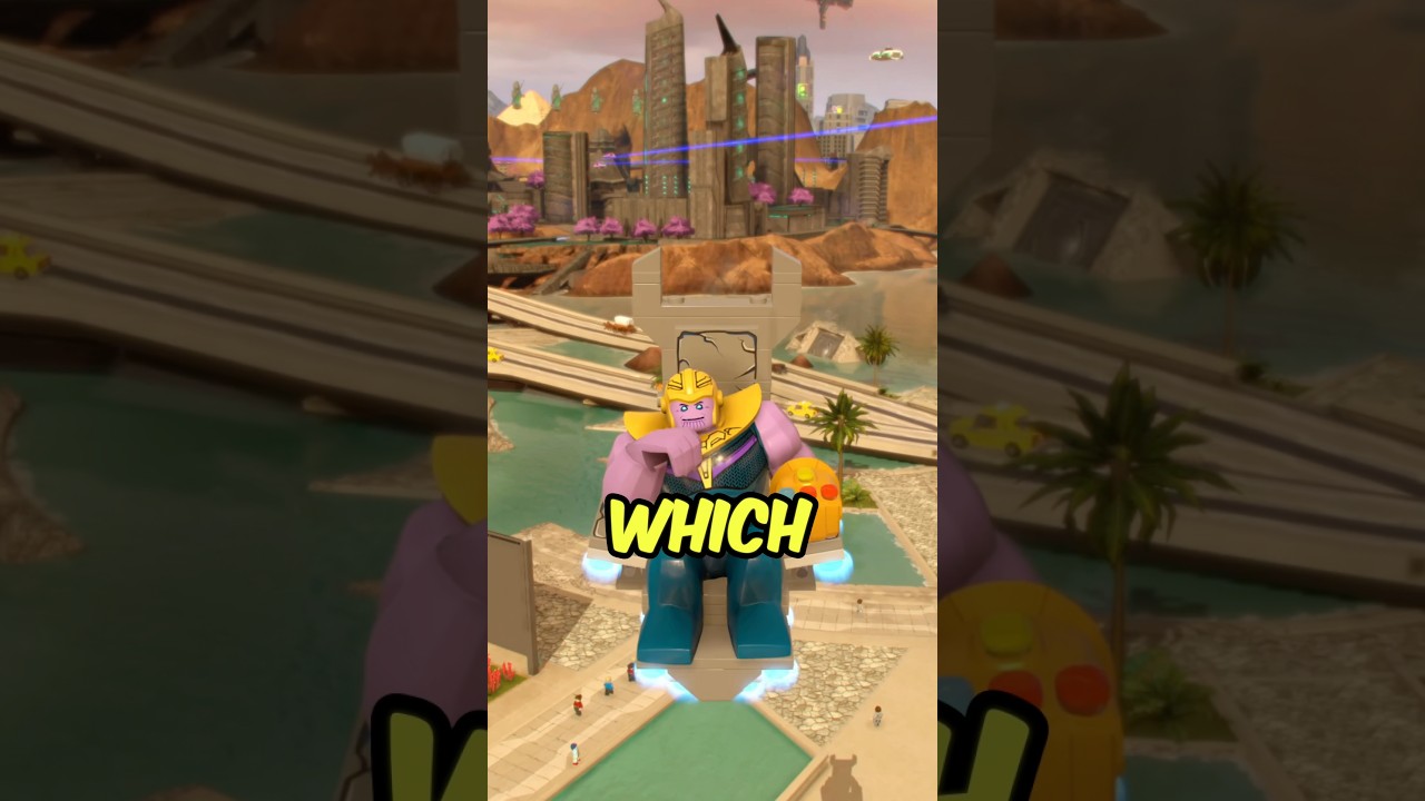 Which LEGO Marvel game has the best version of Thanos? # ...