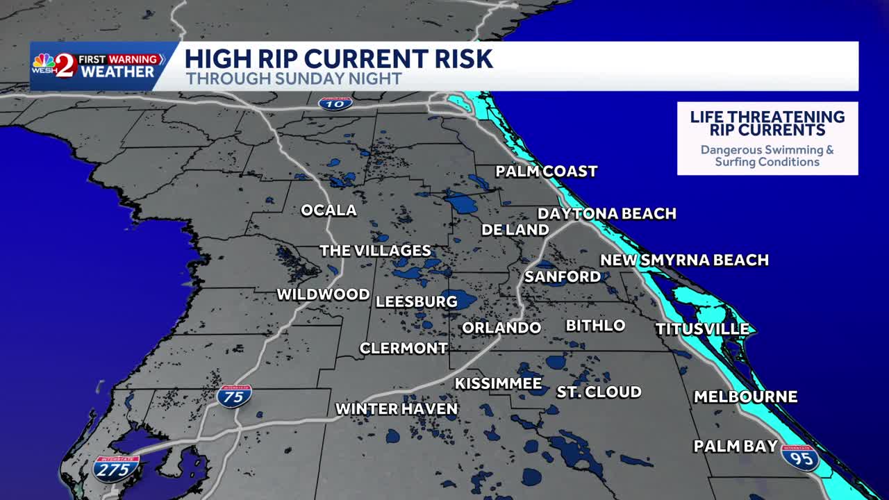 Rip currents create dangerous conditions at Central Florida beaches ...